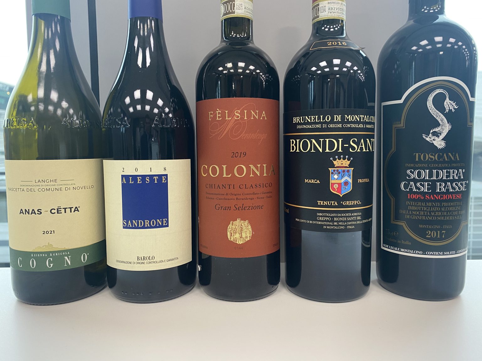 Smaksnotater - Italienske viner - 2022 - BOTTI.NO